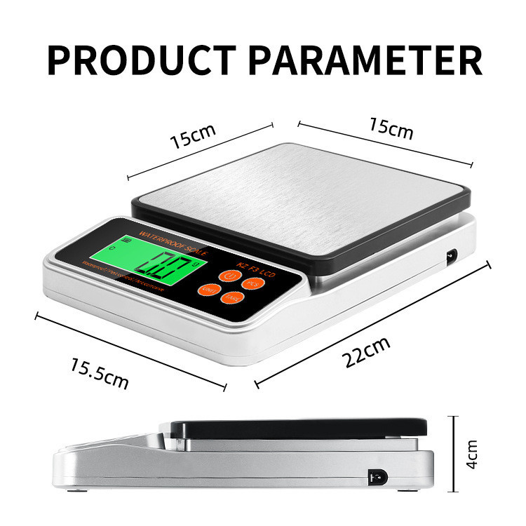 IPX67 Waterproof Kitchen Electronic Scale High Precision Home Baking ...