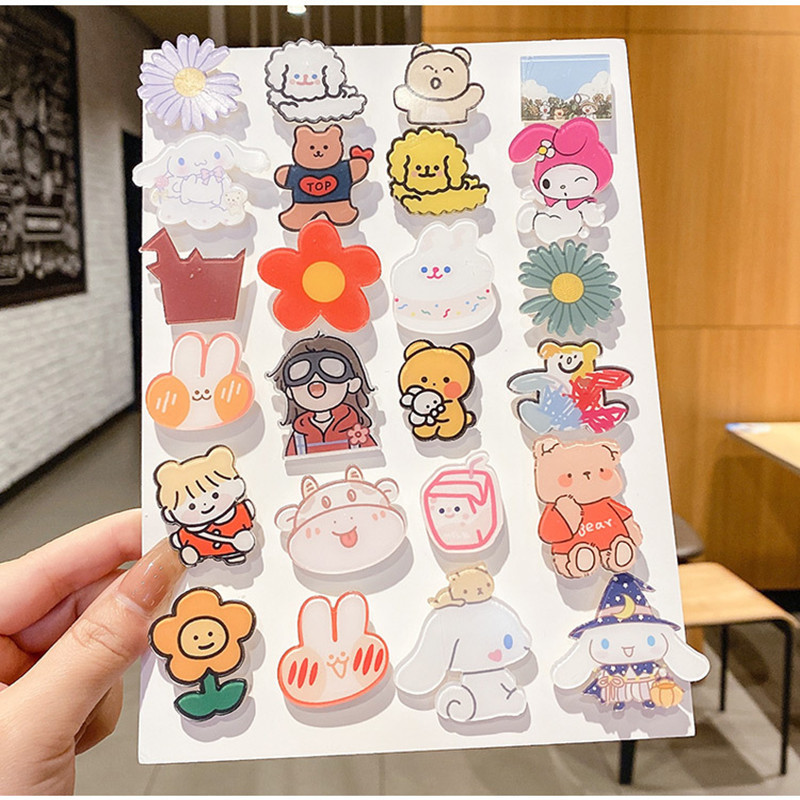 Cute Animal Badges for Girls and Boys Diversity Pins for Kids Acrylic ...