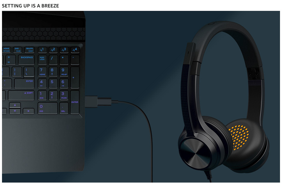 Creative Chat USB On-Ear Headset with Swivel-to-Mute Noise-Cancelling ...