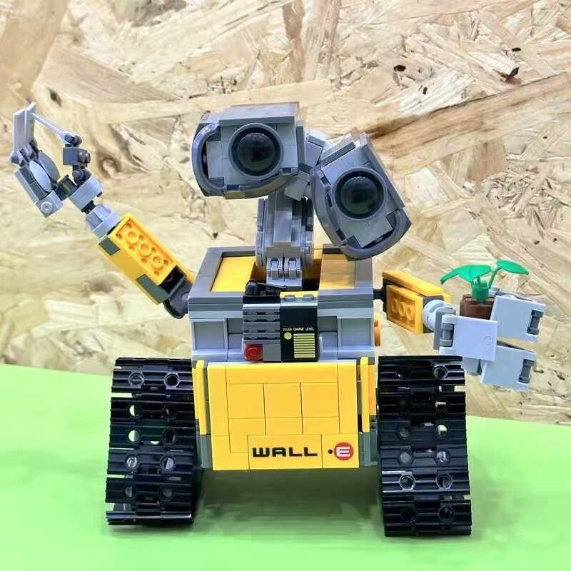 Hot - Wall-E Robot Building Blocks Model 687pcs Cartoon Movie Wall E ...