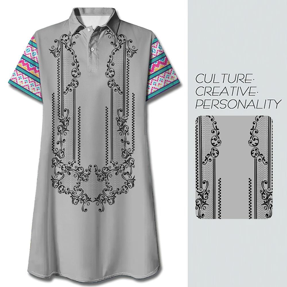2025 Asean Attire For women Retro Women's Polo dress, Ethnic Style ...