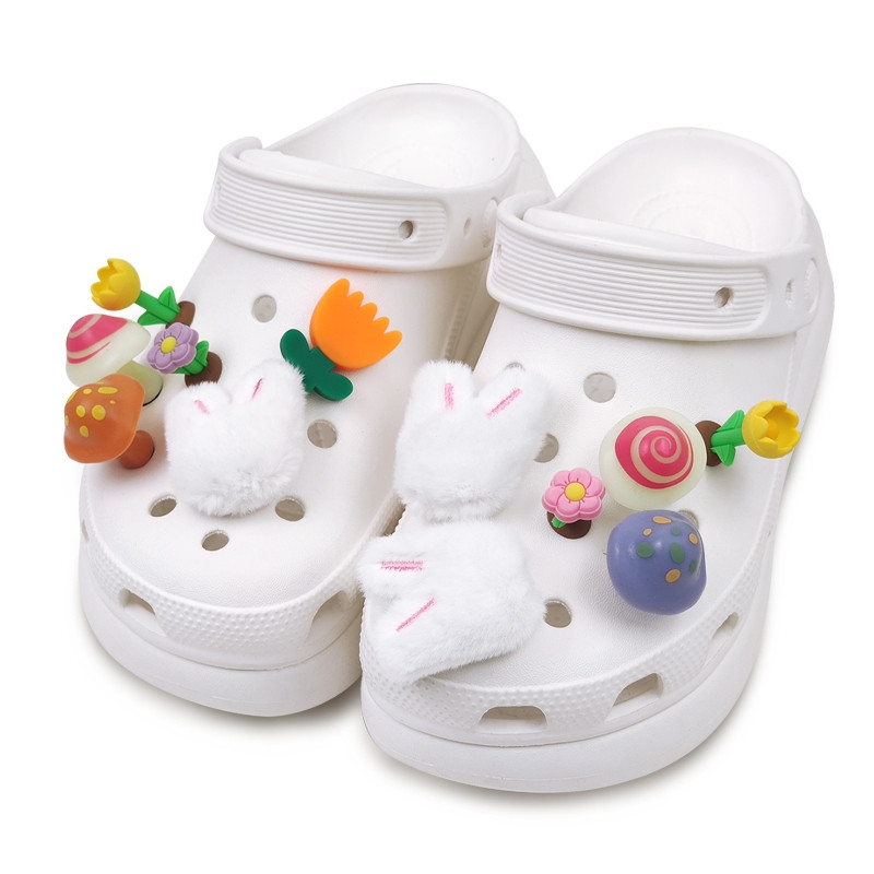 Luxury Clogs Charms Set | Alloy Metal Shoe Charms with Crystal Accents ...