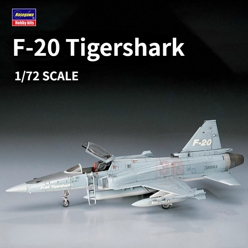 Hasegawa 00233 Airplane 1/72 Scale F-20 Tigershark US Fighter Kits for Boys Model Hobby DIY Toys ...