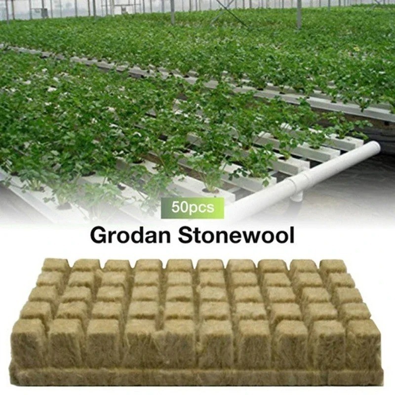 Rockwool Cubes - Cultivation Planting Blocks - for Hydroponics ...