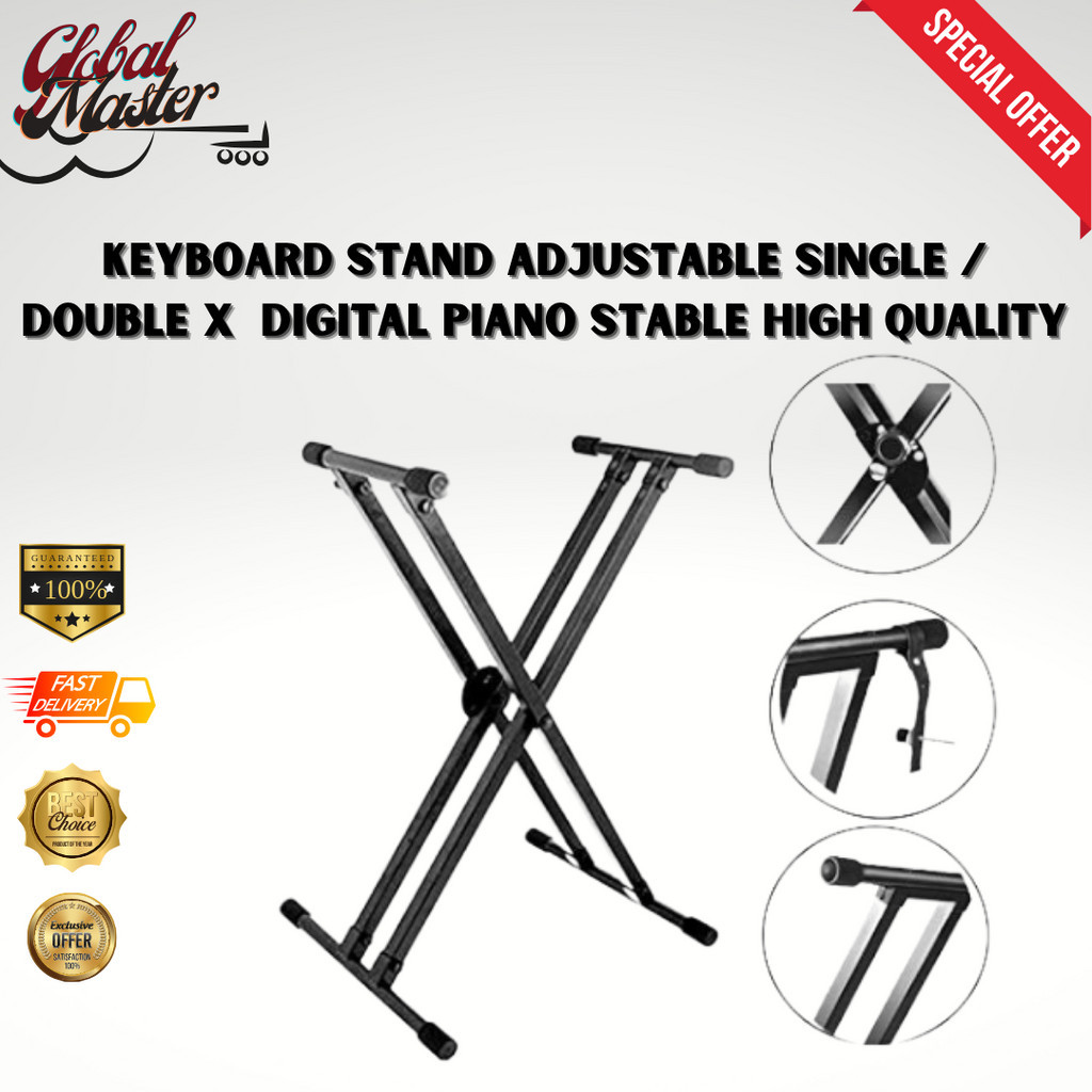 SINGLE LARAS KEYBOARD SUPPORT DOUBLE/ – HIGH QUALITY & MAKSIMUM RECEIPT ...