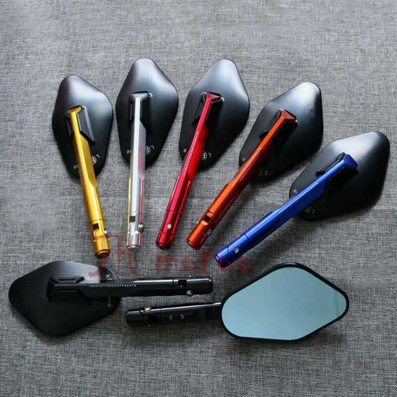 Universal Motorcycle Cnc Aluminium Mirror Motorbike Moto Rearview Side