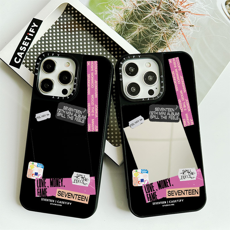 SEVENTEEN SPILL THE FEELS Photo Frame Mirror Casing For IPhone 11 12 13 ...