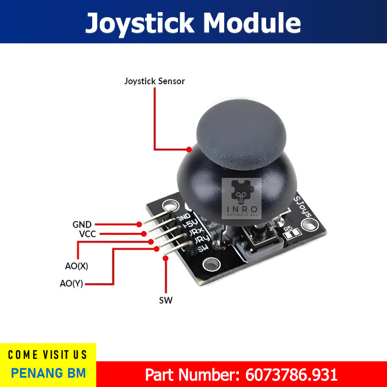 2 Axis PS2 Joy Stick Module Dual-axis XY | Shopee Philippines