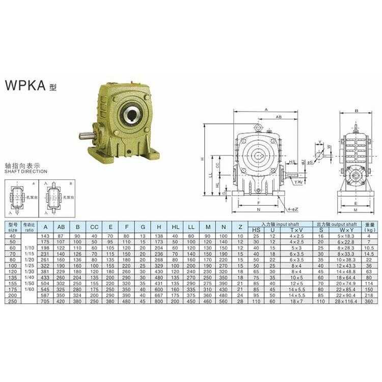 WPKA WPKS worm gear reducer gearbox gearbox gearbox small gearbox ...