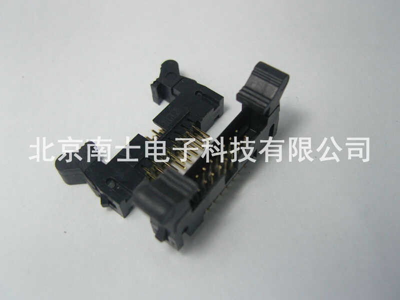 High quality DC2-16P straight pin ISP connector JTAG plug horn socket 2 ...