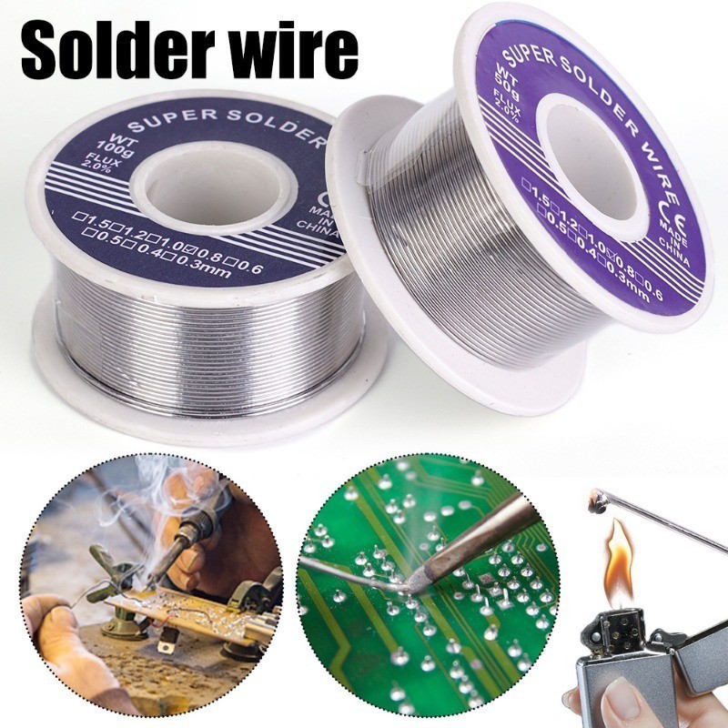 Welding Flux Iron Wire - Multipurpose Fine Solder Wire - Low ...