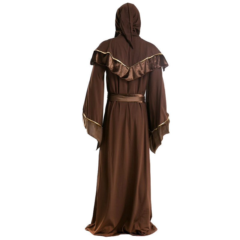 Adult Men Religion Wizard Costume European Religious God Father ...