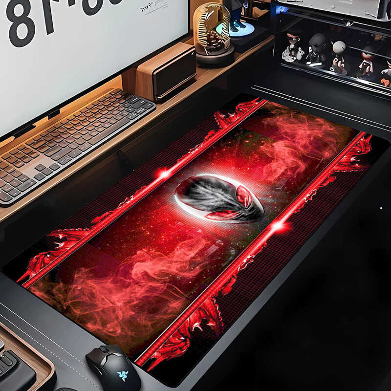 Anime Mouse Pad Alienware Gaming Setup Accessories Anti-slip Natural PC ...