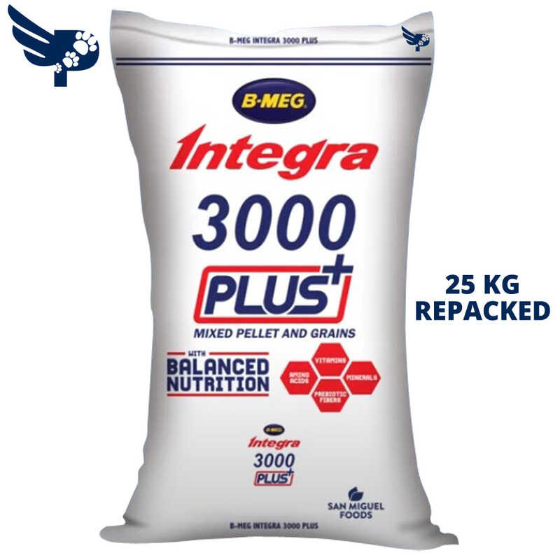 B-MEG Integra 3000 Plus Mixed Pellet and Grains 25KG Repacked - Poultry ...