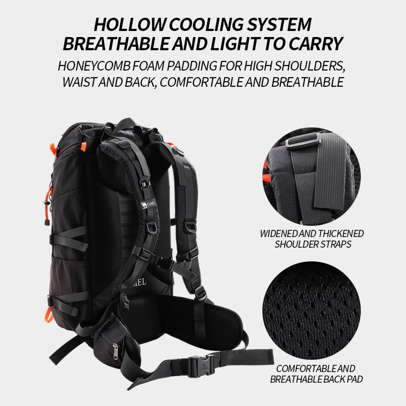New Outdoor 40L Lightweight Waterproof Mountaineering Bag, Professional ...