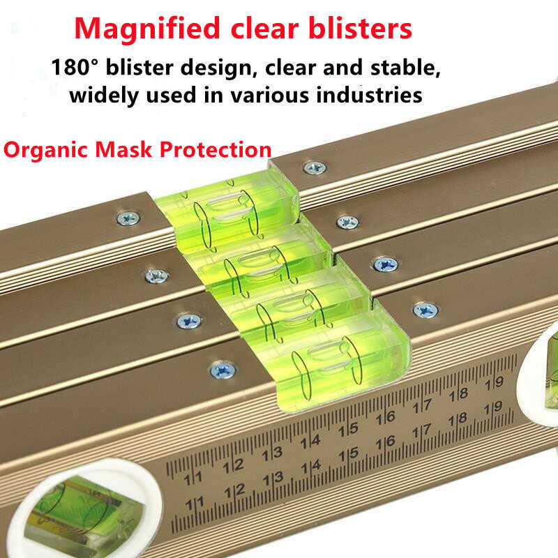 800mm Magnetic Horizontal Ruler Spirit Level Ruler High-Precision ...