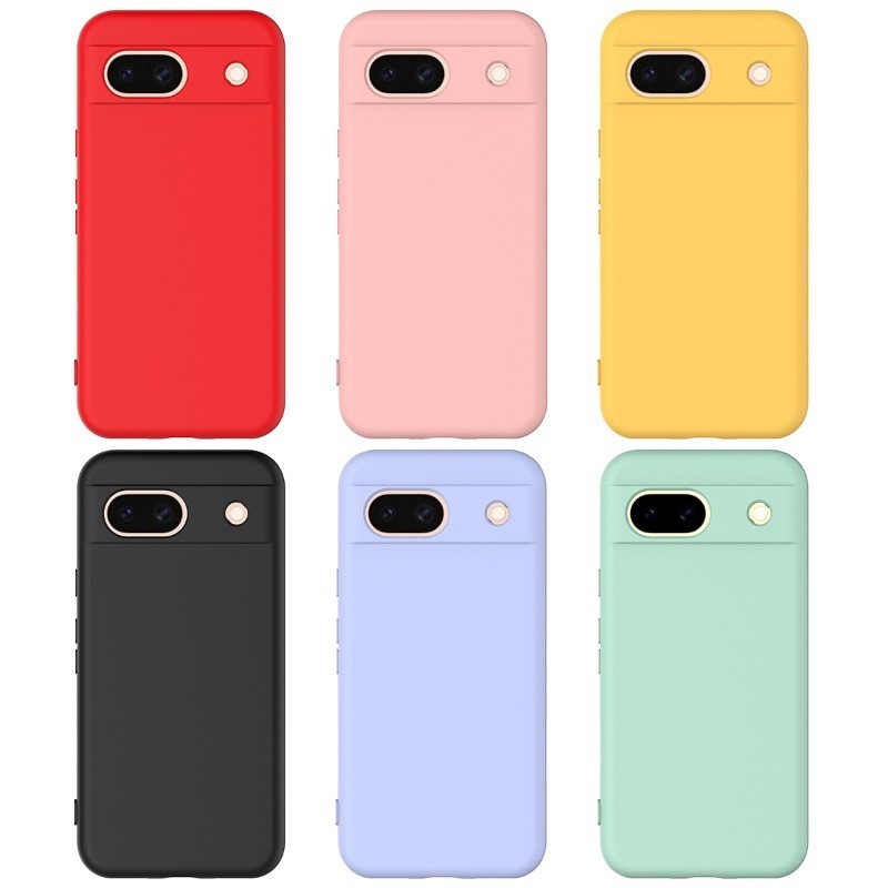 Liquid Silicone Phone Case for Google Pixel 8 7 6 Pro 8a 7a 6a 4 XL 4a ...