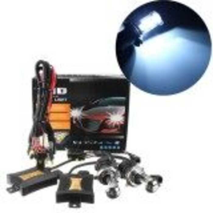 8000K 1 Set Xenon HID Conversion Kit H4 55W Dc12v Dual Beam Headlight ...