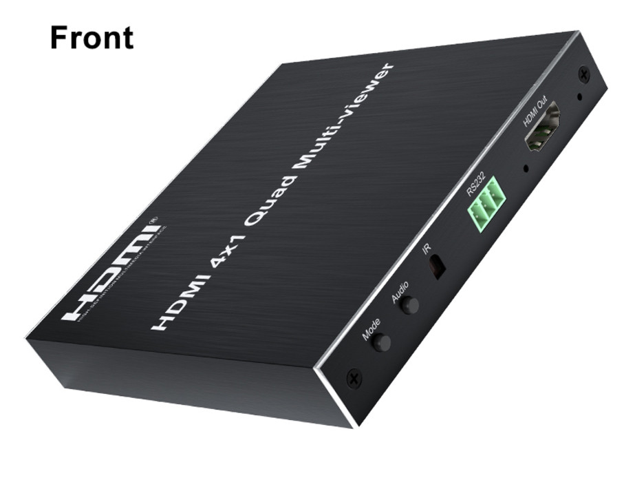 HDMI Quad Screen Multiviewer 4x1 1080P 4 in 1 Out HDMI Multi-viewer ...