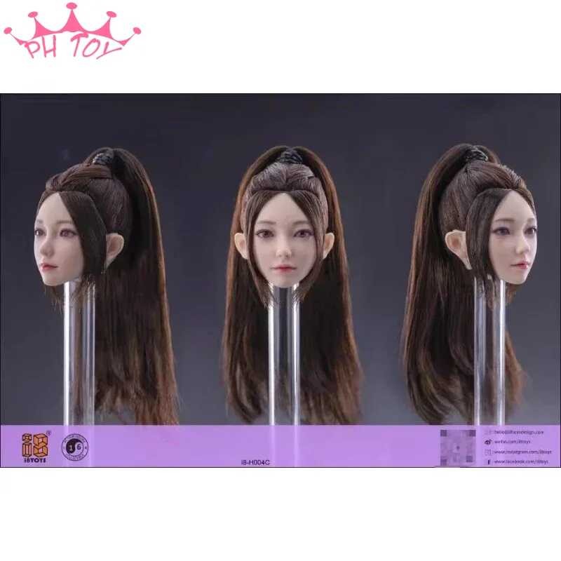 I8toys 1/6 I8-H004 Mandy Head Sculpt Movable Eyes Girl Head Carving ...