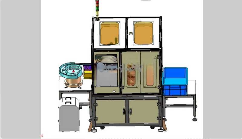 Automated wire joint laser marking machine drawing CAD equipment 3D ...