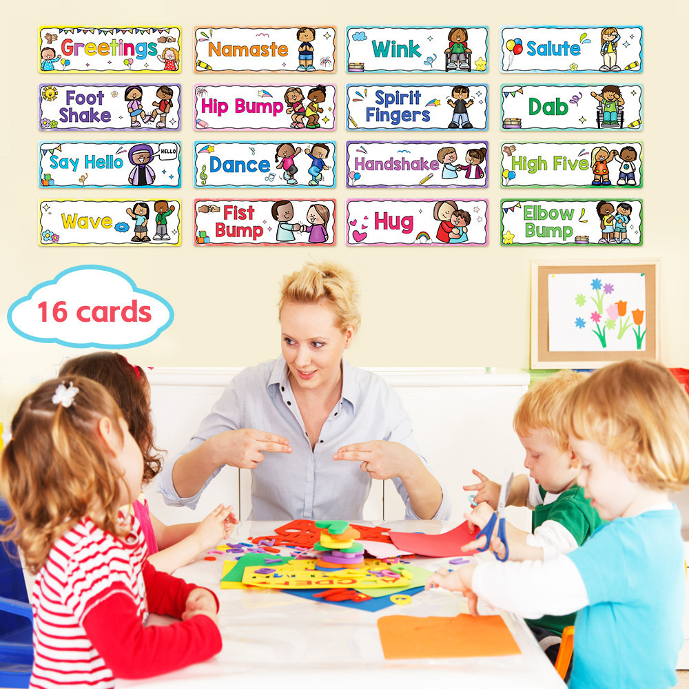 Classroom Greetings Poster Set - Social Emotional Learning Posters for ...