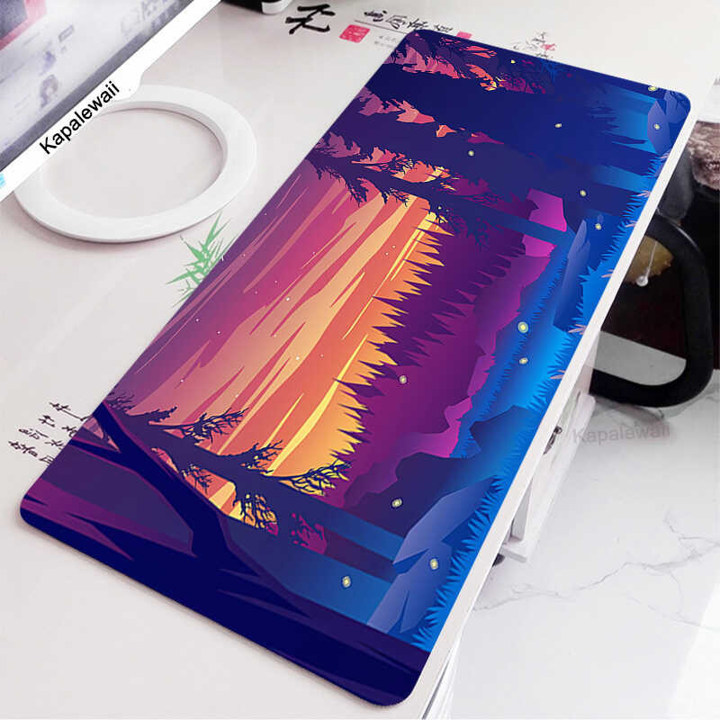 Deep Forest Firewatch Mouse Pad Art Computer XXL Keyboard Mousepad ...