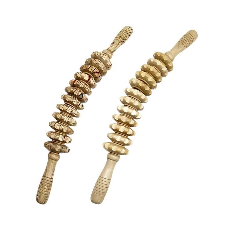 Yoga Meridian Rod 12 Wheels Guasha Shaft Whole Body Roller Pounded ...