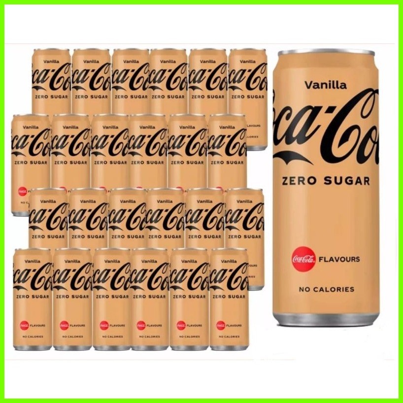 ⚾︎ ∇ Vanilla Coca-Cola Zero Sugar (24 x 320mL) | Shopee Philippines