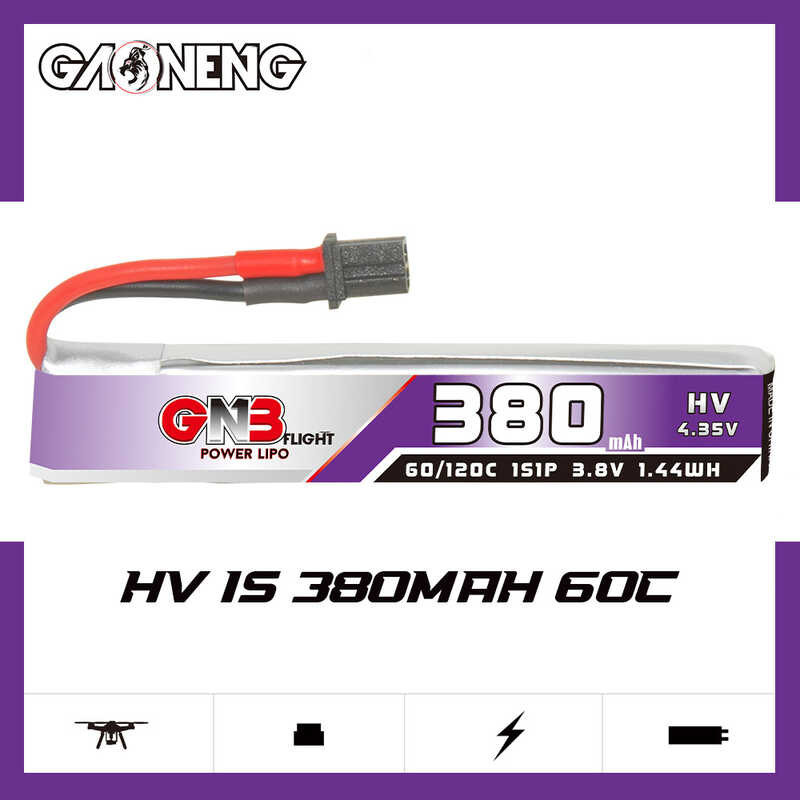 High Energy 380Mah 1S 3.8V 60C HV A30 Small Four Axis Indoor Traversing ...