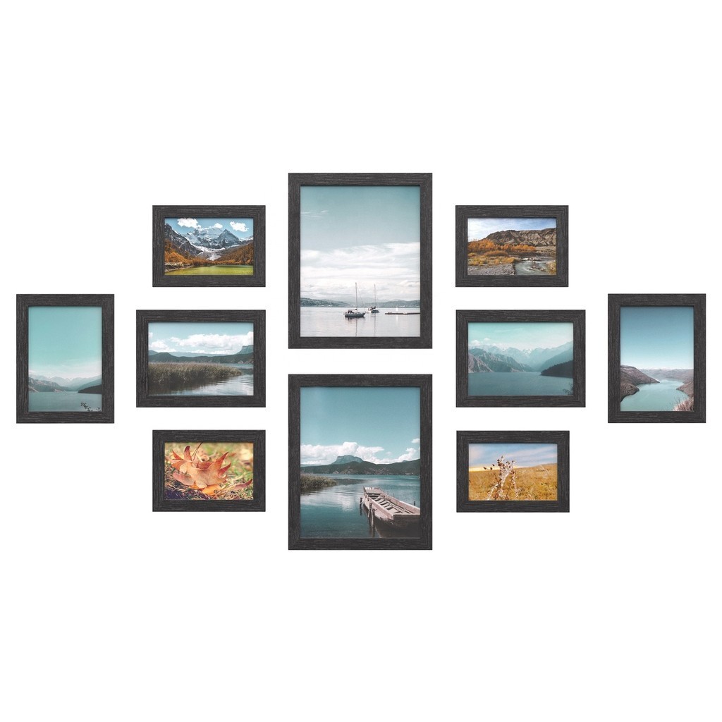 SONGMICS Collage Picture Frames Set Of 10 Photos Living Room Bedroom ...