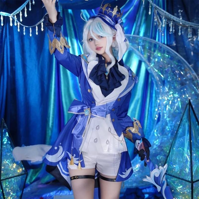 【Wetrose】 Genshin Impact Cosplay Suit Furina De Fontaine God of Justice ...