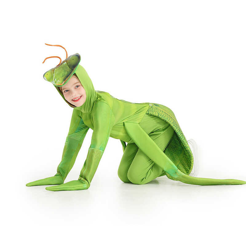 ♥ Insect Praying Mantis Cosplay Costume For Children Green Jumpsuit ...
