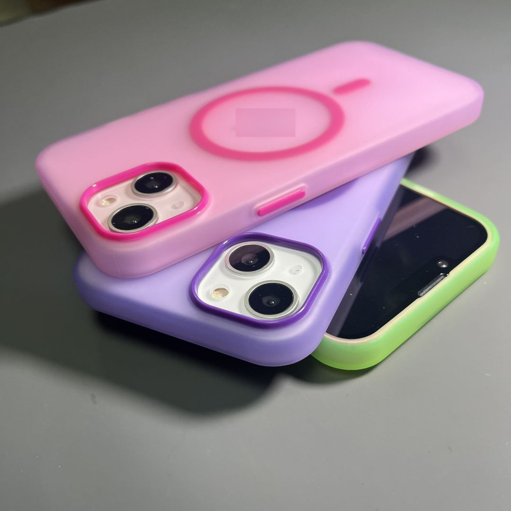Magentic Candy Phone Case for Iphone 15 13 14 Plus Frost Candy Magentic ...