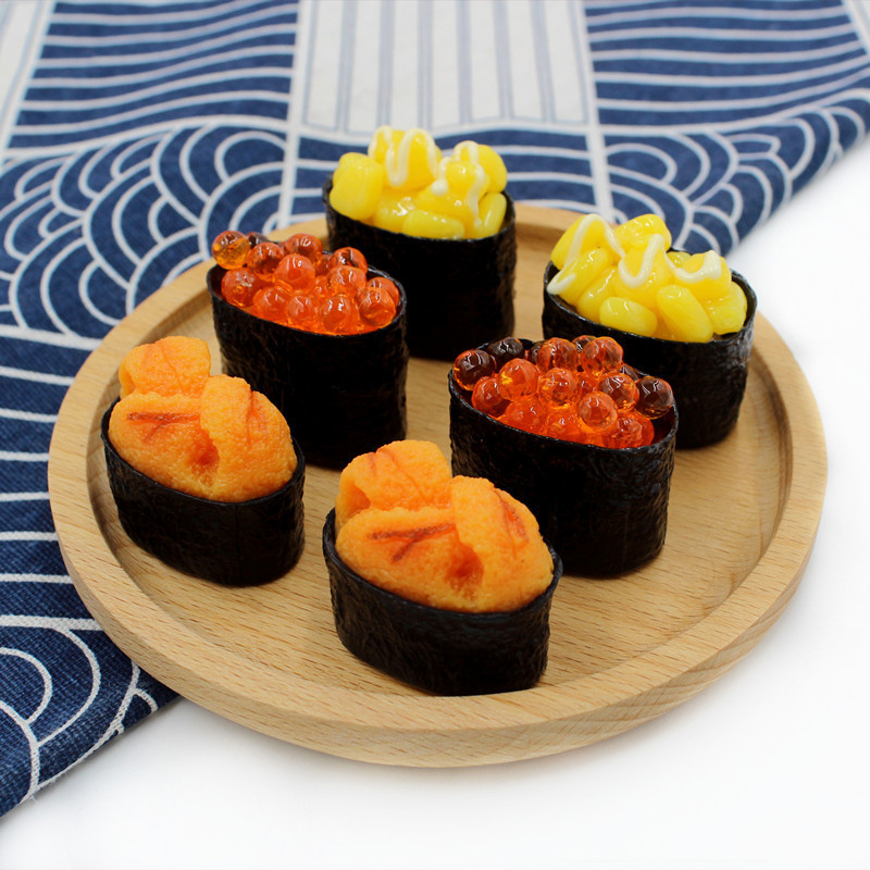 Artificial Sushi Fake Food Models PVC Simulation Realistic Lifelike ...