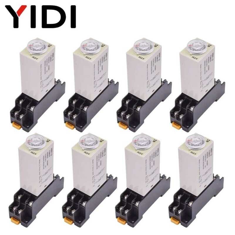 Tt 5/10Sets H3y-2 Time AC 220V Dc12v 5A Delay Timer Relay 0-30 Second 0 ...