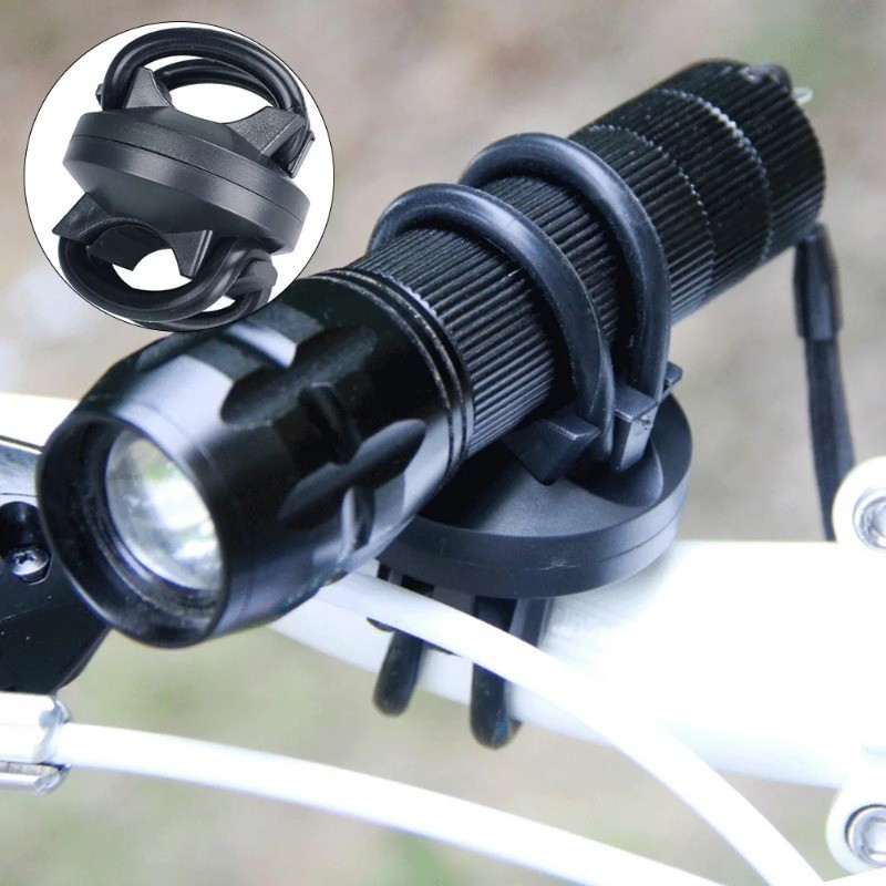 Bicycle Flashlight Bracket Clip - Bike Fixed Lamp Holder - Mountain ...