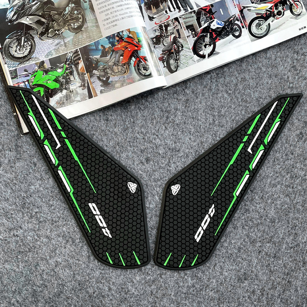 Kawasaki Z400 Tank Pad Protector Sticker Rubber Decal Gas Fuel Knee ...
