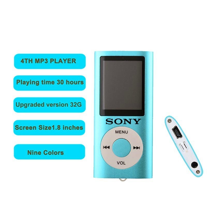 Sony 1.8 Inch MP4 Player Music Playing with FM Radio Video Player E ...