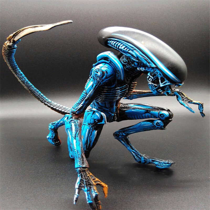 NECA Alien Blue Alien Xenomorph Figma Predator Toy Ripley Action Figure ...