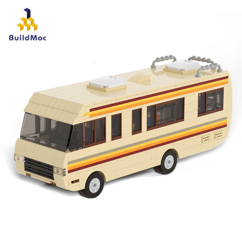 Buildmoc New Breaking Bad Pinkman Cooking Lab RV Car Building Blocks ...