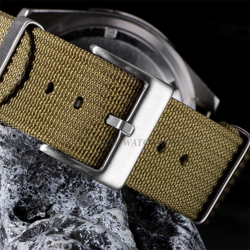Nylon NATO Universal Watch Strap 18mm 20mm 22mm Sport Canvas Weave One ...