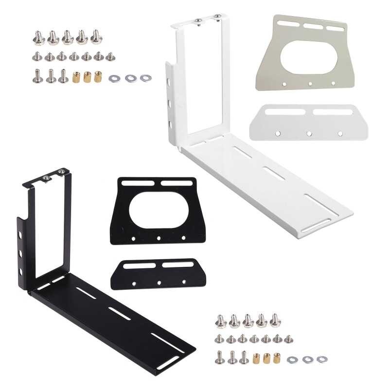 DIY Metal Cards Vertical Bracket Riser PCI Express Stent Mount Stand ...