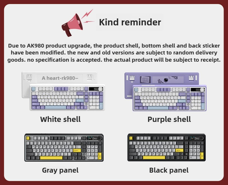 【Local Delivery】AJAZZ AK980 Wireless and Wired Mechanical Keyboards ...