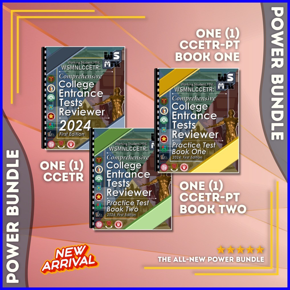 ☪ ⏊ ⌕ COLLEGE ENTRANCE TESTS REVIEWER (CCETR) 2024 - UPCAT, USTET, DCAT ...