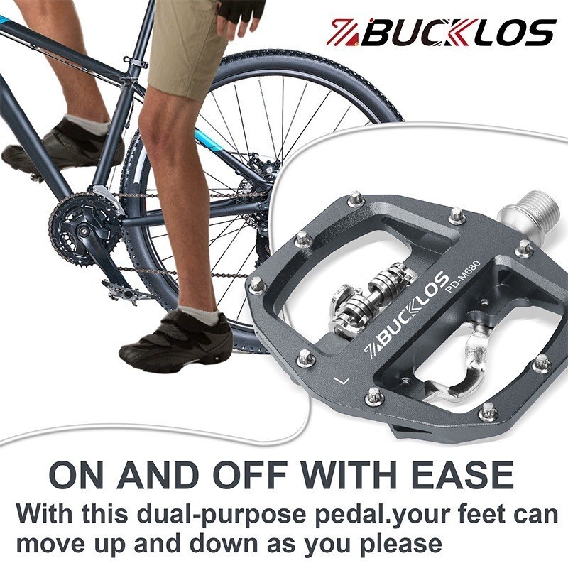 BUCKLOS Cleats Pedal for MTB SHIMANO Cleats Pedal Flat/self-locking ...