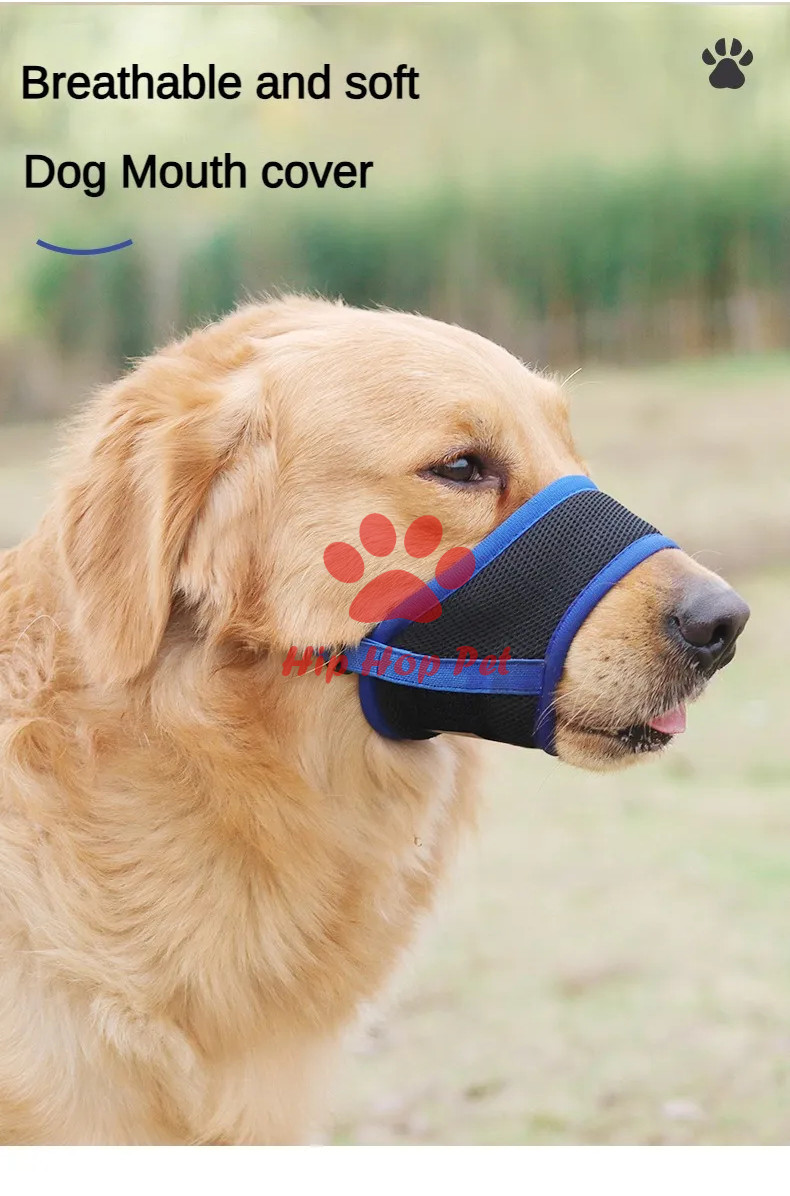 Mesh Dog Busal Mouth Soft Stable Dog Anti Bite Mouth Cover Dog Muzzle ...
