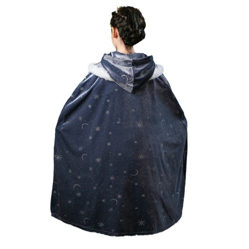 Cartoon Snow Character Princess Cosplay Deluxe Cloak Costume Halloween ...
