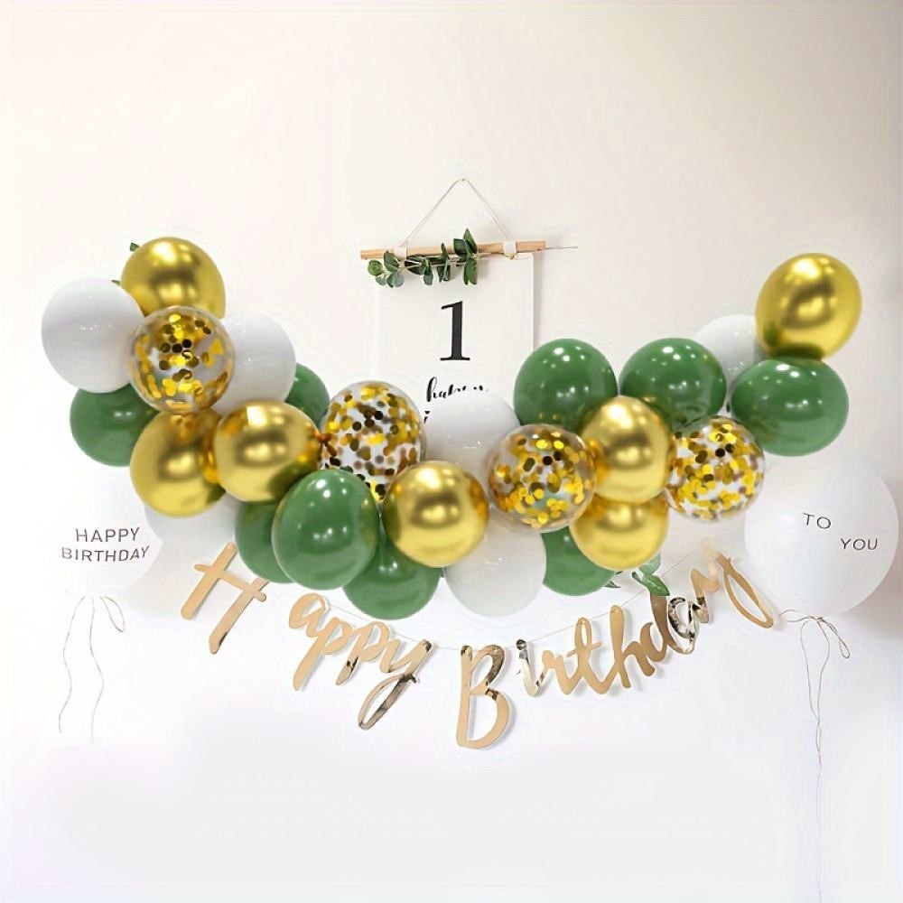 Party Needs Decor Set Sage Green Balloon Arch Kit For Birthday Wedding ...