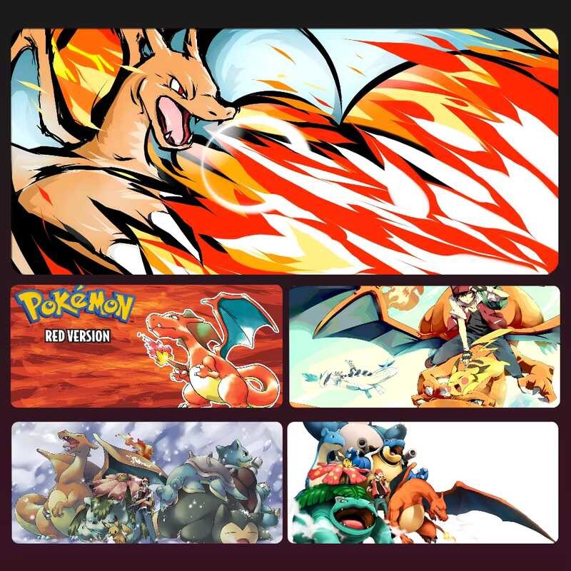 Anime C-Charizard-P-POKEMON Mousepad Mouse Mat Desk Mat With Pad Gaming ...